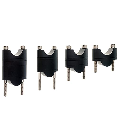 APE RACING Billet Aluminum Handlebar Risers Adjustable Raise Height fo