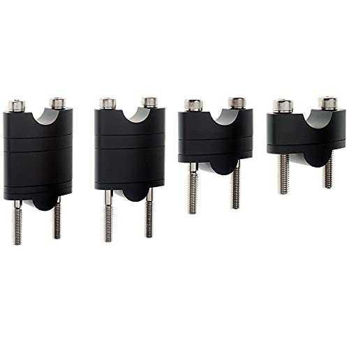 APE RACING Billet Aluminum Handlebar Risers Adjustable Raise Height fo